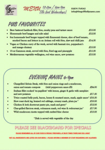 Eating With Us - The Griffin Inn, Llyswen